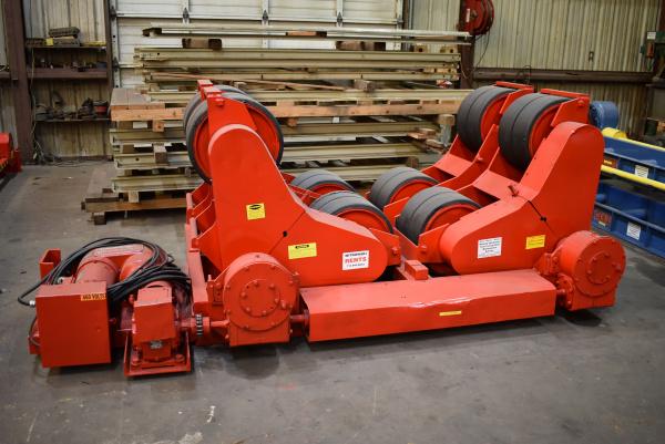 Used Koike Ransome 90-Ton Self Aligning Turning Rolls